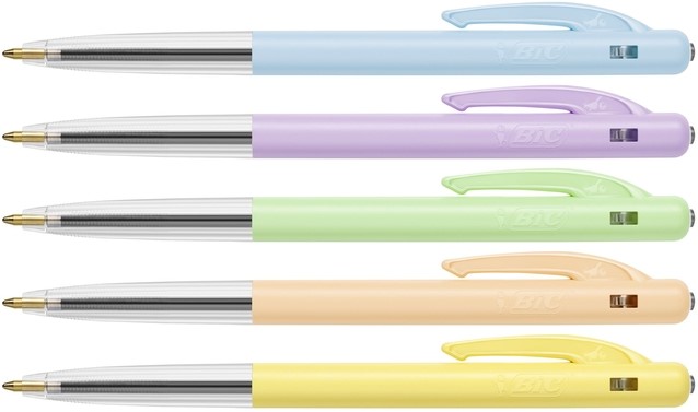 Balpen Bic M10 Colors Pastel Colors medium assorti Hoogerwerf by Sisters